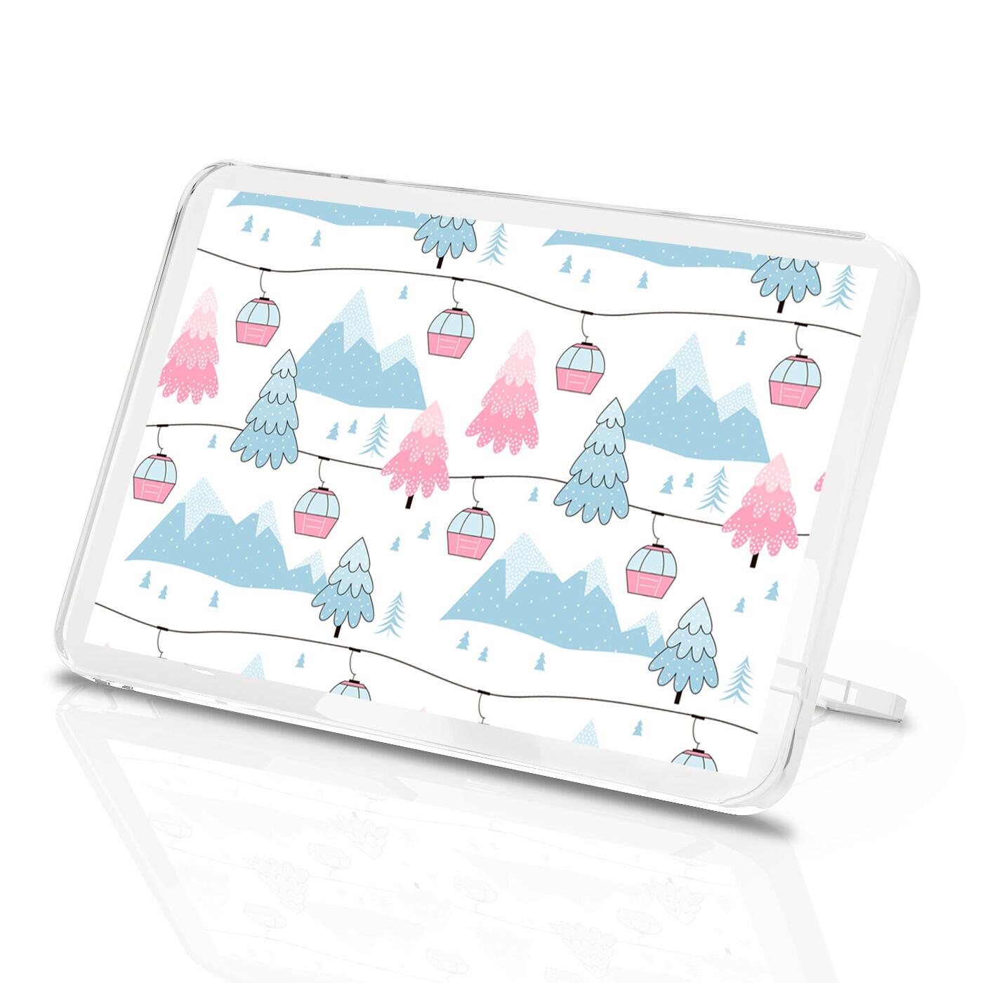 Cartoon Ski Lift Classic Fridge Magnet - Skiing Snowboarding Cute Gift ...