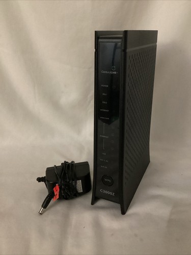 CenturyLink ZyXEL C3000Z 2.4 5Ghz 802.11 DSL VDSL2 Modem Wireless ...