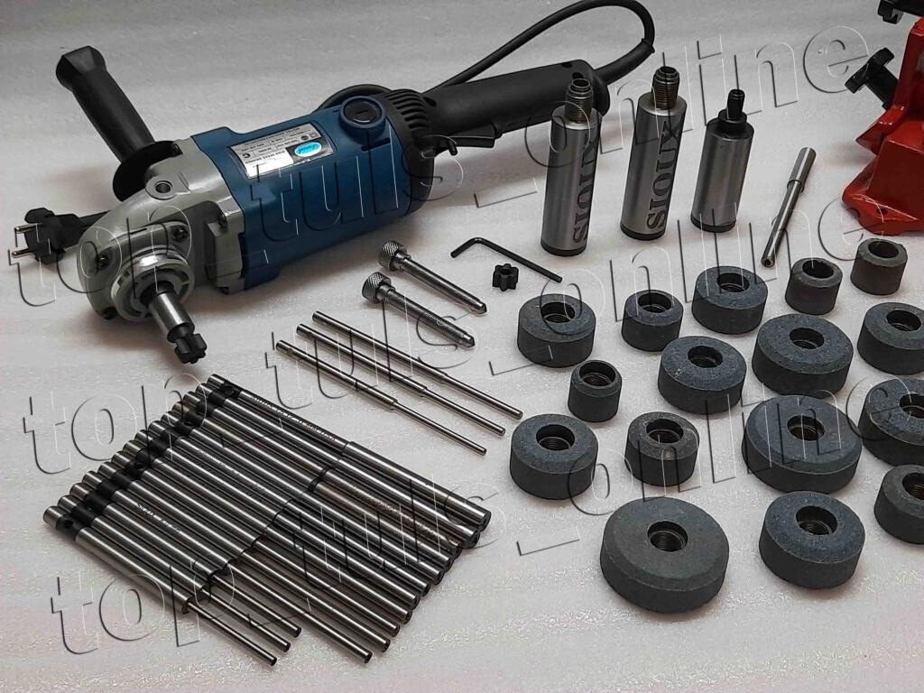 SIOUX VALVE SEAT GRINDER COMPLETE KIT METAL BOX 2 WHLEERS CARS TRUCK ...