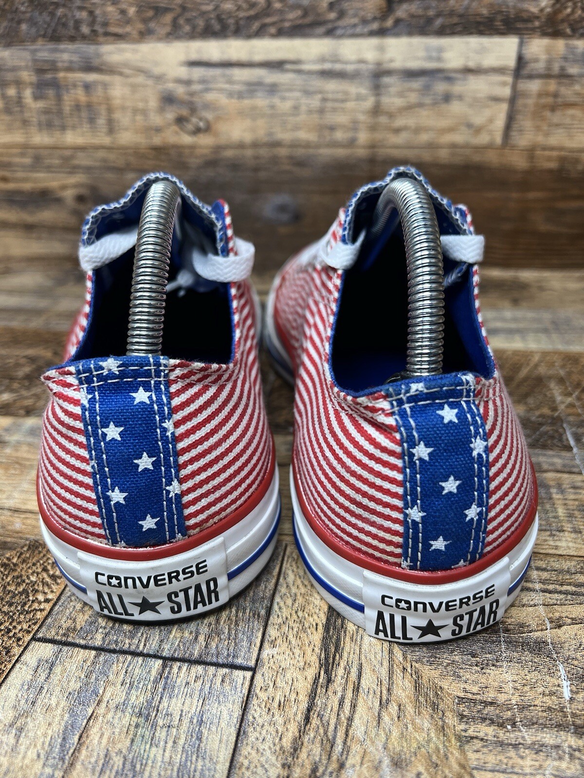 Converse All Star USA Mens 8 Womens 10 American Flag Low Top Sneakers ...