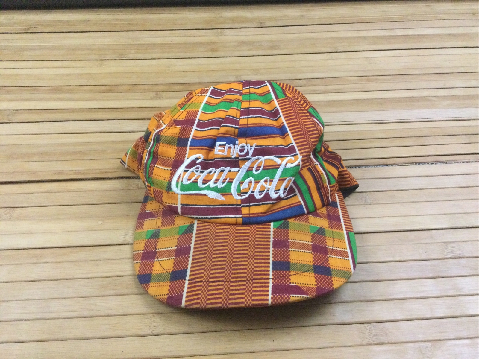 Vintage Coca Cola Aztec African Tribal Snapback Hat C… - Gem
