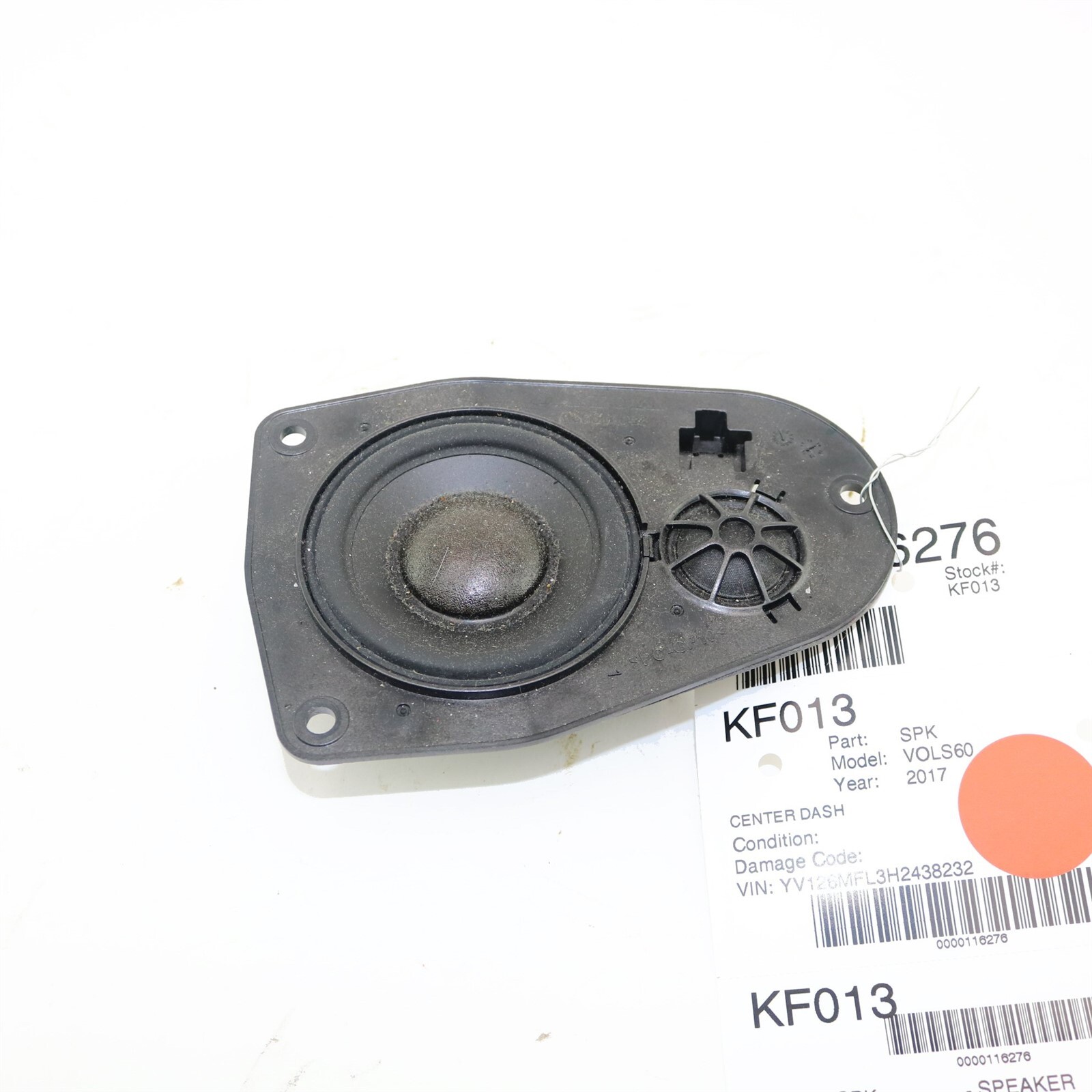 Volvo OEM Premium Sound Center Dash Speaker 31409293 Fits S60 11-18 V60 ...