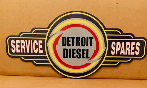 New Detroit Diesel tin metal sign | eBay Australia
