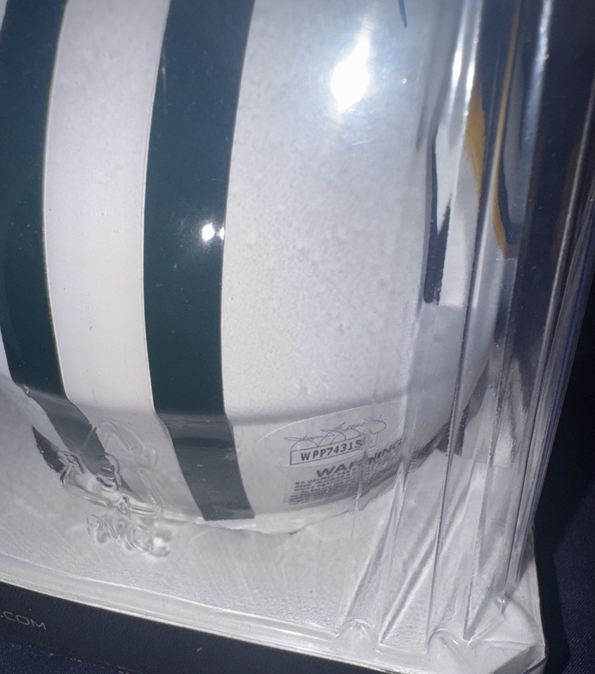 Davante Adams JSA Signed Packers Flat White Mini Helmet | eBay UK
