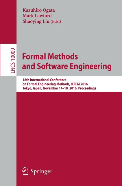 Formal Methods And Software Engineering von Kazuhiro Ogata Shaoying Liu Mark Lawford (2016 ...