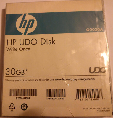 New 5.25 30GB UDO Write once Ultra Density Optical Disc HP Q2030A | eBay