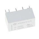 5V coil bistable latching relay dpdt 2a 30vdc 1a 125vac HFD2-005-M-L2-D ...