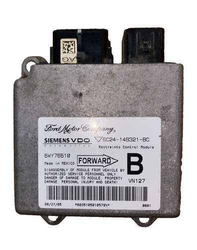 #6C24-14B321-BC, Ford E150 E250 E350, SRS Computer Bag Control Module ...