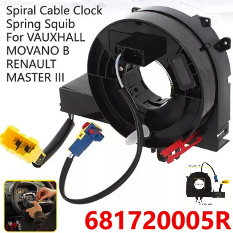 Spiral Cable Clock Spring Squib Sensor For RENAULT MASTER 3 MK3 OPEL ...