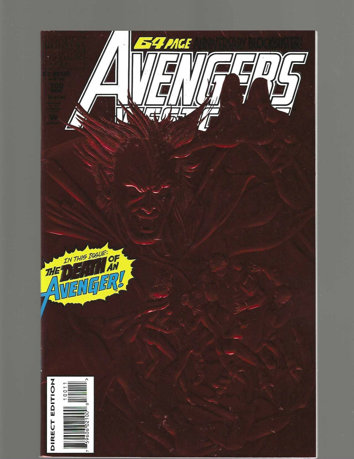 Avengers West Coast #100 (1993, Marvel) Mint 9.6+, Mephisto, Hate ...