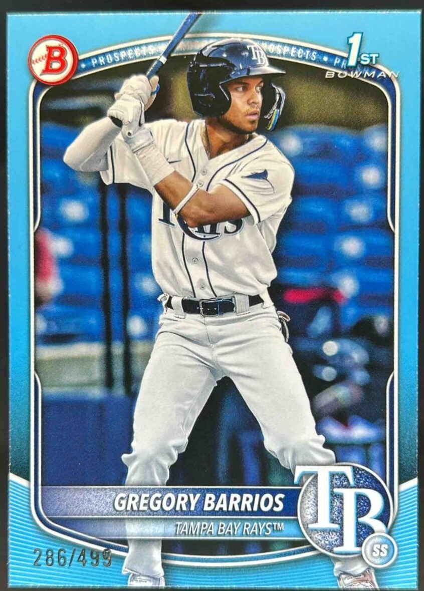 2025 Bowman - Prospects Gregory Barrios #BP-7 Sky Blue /499 (RC) for sale online | eBay