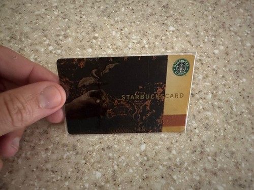 Starbucks 2006 United Kingdom Black Rose Coffee Partner Gift Card VHTF ...