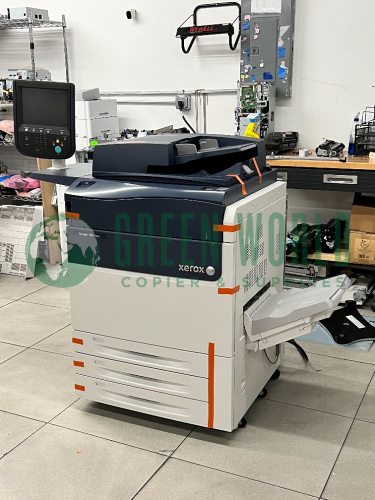 Xerox Versant 180 with Output Catch Tray and EX180 Fiery 350gsm Meter ...