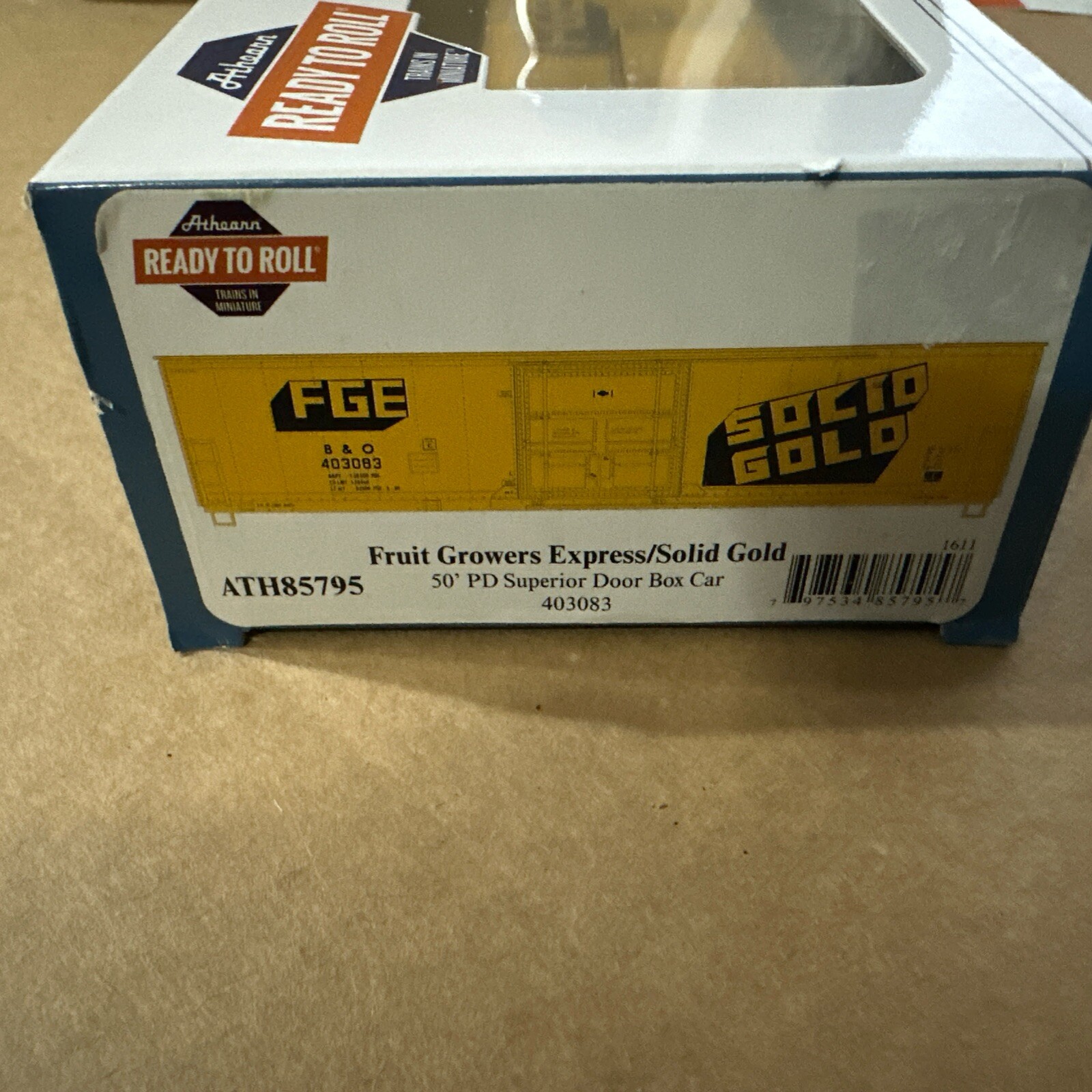 Athearn FGE/Solid Gold 50'PD Superior Door Box Car B&O #403083 | eBay