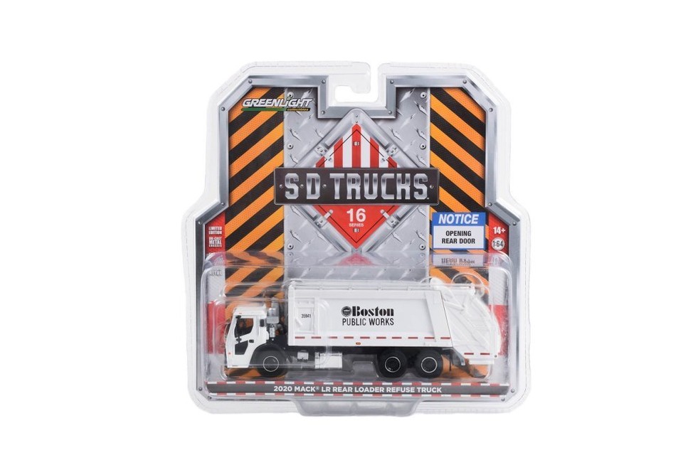 2020 MACK LR REAR LOADER REFUSE TRUCK 1/64 DIECAST CAR GREENLIGHT ...