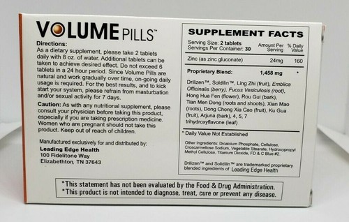 Volume Pills New & Improved Supplement (12) Boxes Sealed 720 Tablets ...
