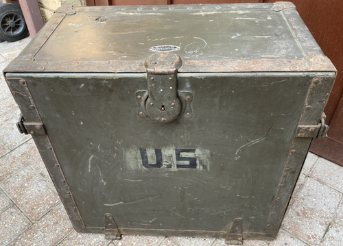 1945 WW2 US Army Military Officer Portable Field Desk Made by Rice Stix ...