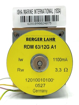 Berger Lahr Stepper Motor RDM 63/12G A1 C.Plath 2920-1500 | eBay
