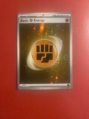 BASIC FIGHTING ENERGY 006 REVERSE HOLO POKEMON 151 COSMIC SWIRL | eBay