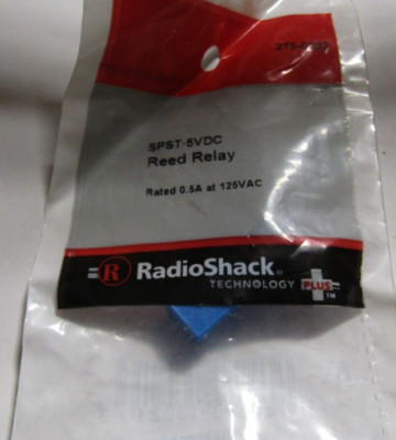 RadioShack SPST 5VDC Reed Relay 275-0232 New And Sealed | eBay