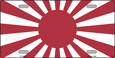Rising Sun Japan Novelty Metal License Plate Tag | eBay