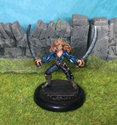 Female Swashbuckler Miniature - Painted - Frostgrave, DnD, Fantasy RPG ...