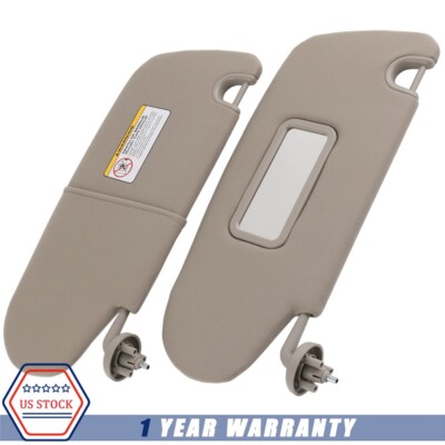 Left & Right Side Front Sun Visor Tan Sunvisors NEW For Dodge Ram 1500 ...