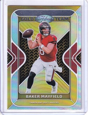2024 Certified BAKER MAYFIELD Gold Team #5 Buccaneers | eBay
