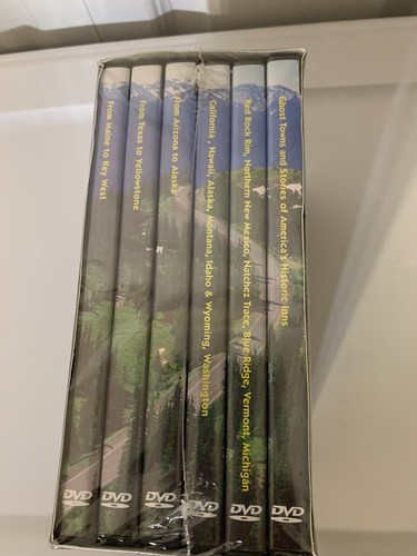 50 Yr Sealed America's Great Road Trips and Scenic Drives DVD 6 Disc W ...
