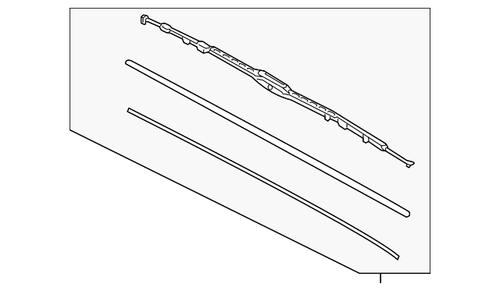 Genuine Kia Wiper Blade 98360-R0300 | eBay