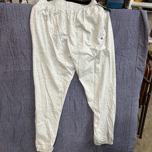 Champion Mens Open Bottom Light Weight Jersey Sweatpant, Large - Oxford ...