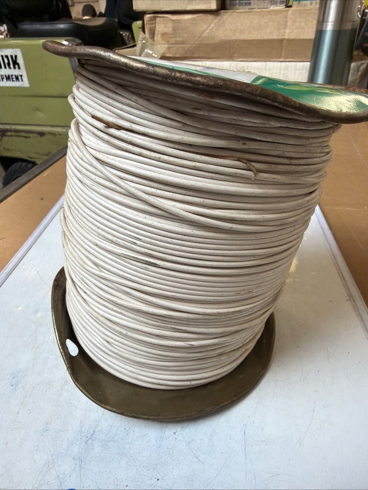 Whitaker 569D-9M Automotive, Industrial 1000 Feet 14 gauge White Wire ...