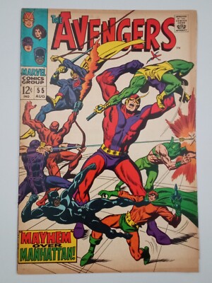 Avengers #55 Marvel Comics 1968 1st Full Appearance Of Ultron | eBay