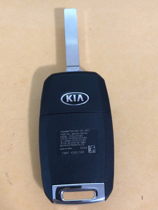 OEM 2018 2019 2020 2021 KIA RIO FLIP KEYLESS REMOTE FOB TRANSMITTER ...