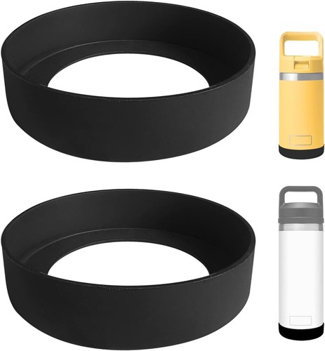 2 PCS Silicone Boot Sleeve for YETI Rambler 12 oz 18 oz, Bottom ...