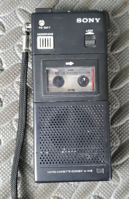 Sony Micro Cassette Recorder Model M-101b With Case Vintage for sale ...