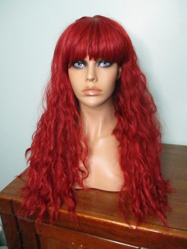 26" red wavy front clip BIG BANGS front clip WIG - unbranded | eBay