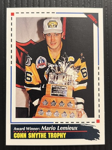 1992-93 Score MARIO LEMIEUX Conn Smythe Trophy Hockey Card #519 NM-MT ...