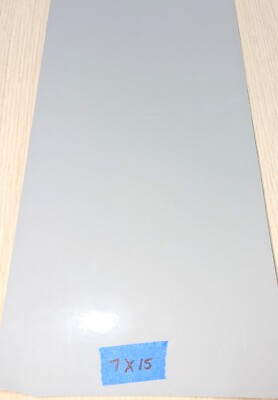 Gray Light High Gloss polyester 7" x 15" paper backer nonglued 1/50 ...