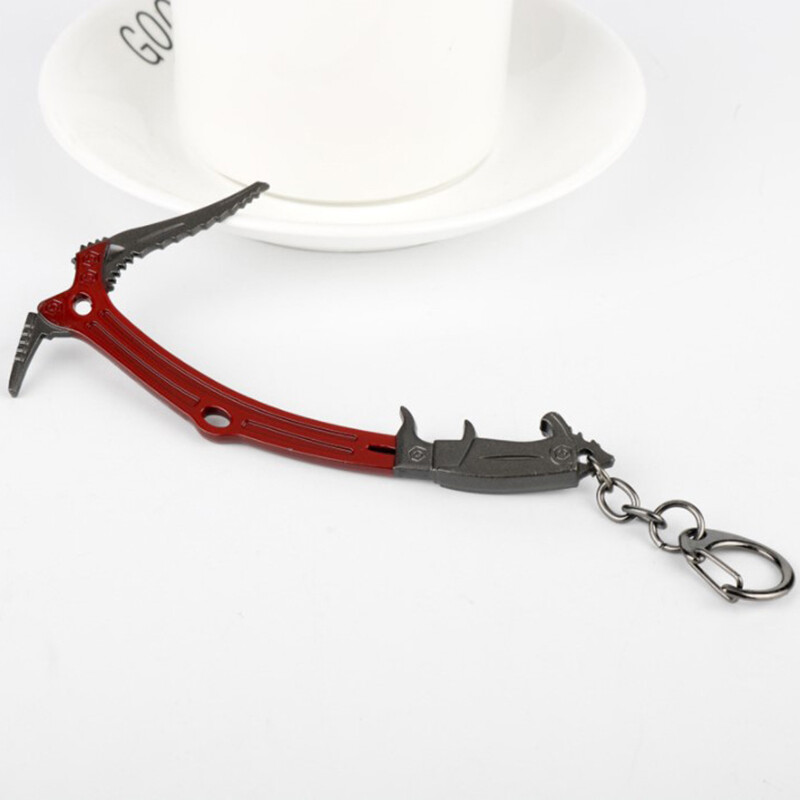 New Movie Tomb Raider Keychain Lara Croft Taro Ice Axe Pendant Key Ring ...