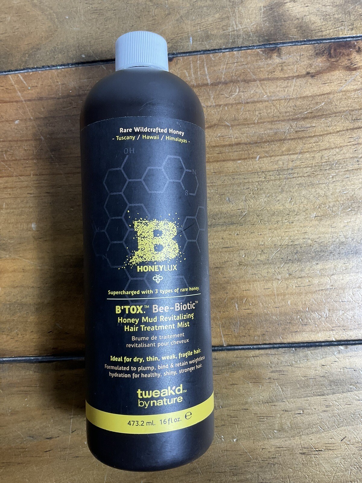 Tweak'd By Nature HoneyLux Bee Biotic Hair Treatment Mist B'Tox 16 oz ...