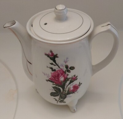 Vintage Electric Tea Pot Porcelain Floral Pattern - Used | eBay
