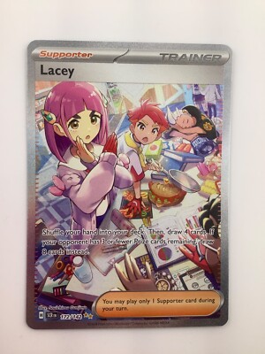 Pokémon TCG Lacey 172/142 Stellar Crown Special Illustration Rare NM | eBay