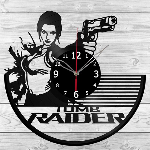 Vinyl Clock Tomb Raider Vinyl Record Clock Home Decor Handmade 1379 | eBay