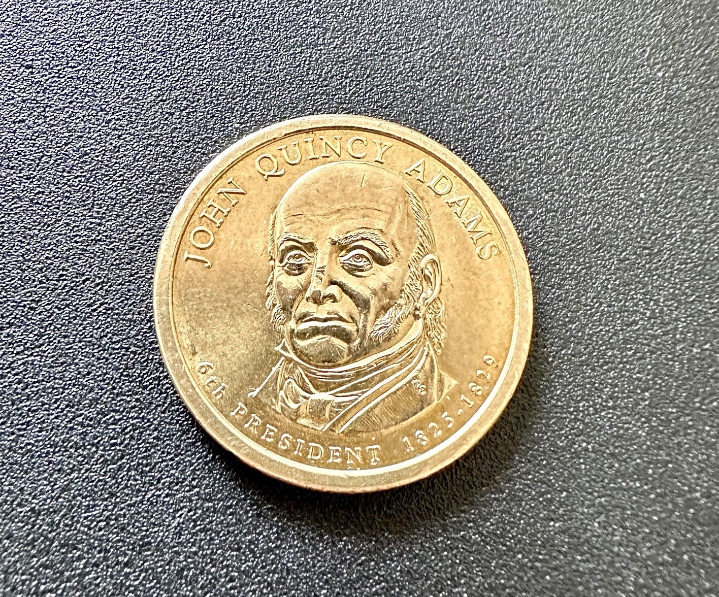 RARE Presidential Series John Adams 1 Dollar Coin Gold-MINT | eBay