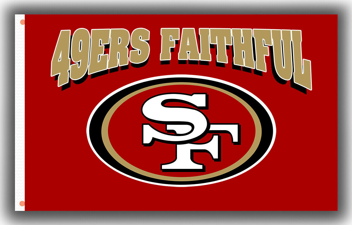 49ers Faithful Flag 49ers 3x5 Flag Etsy