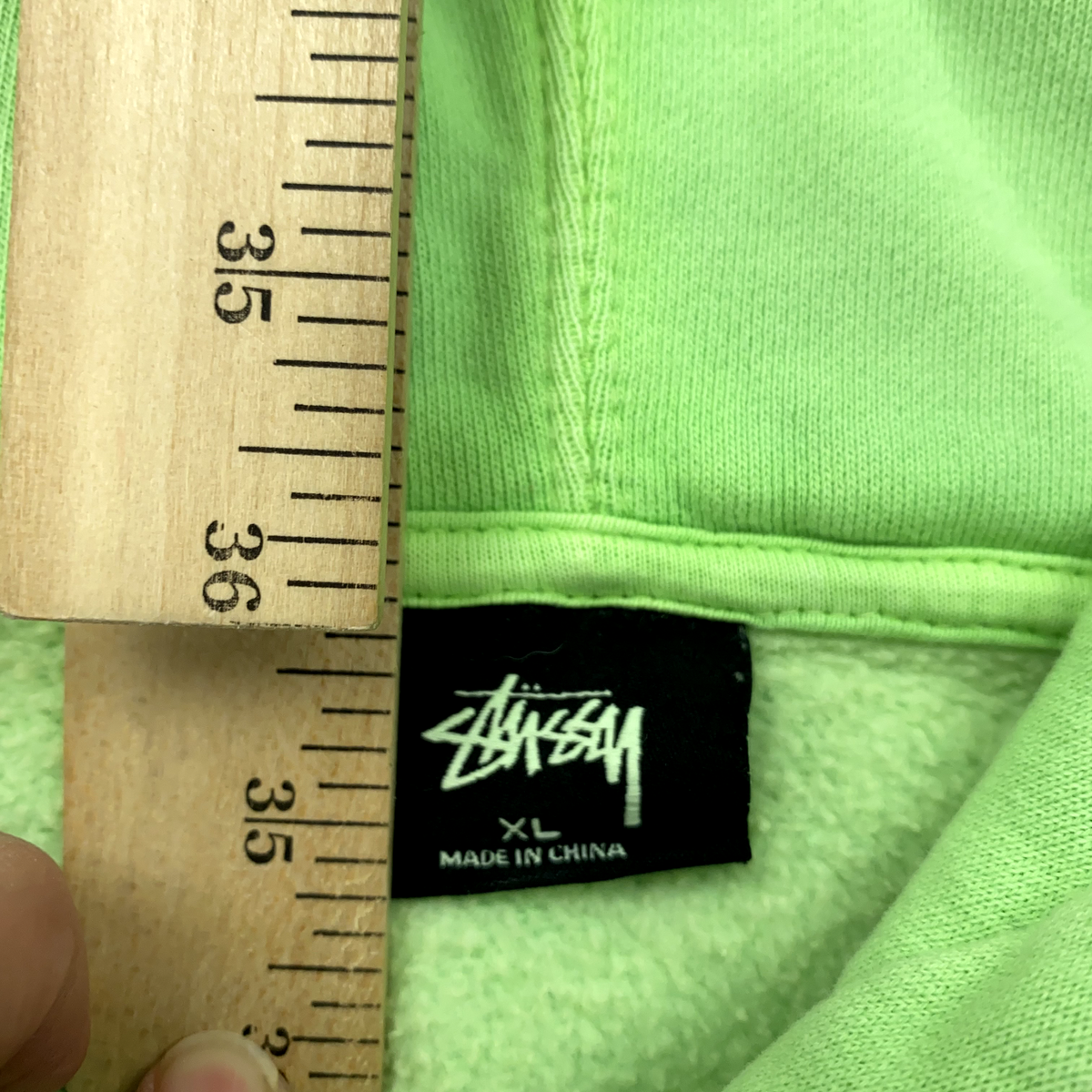 Stussy Surfman Hoodie Mens XL Green Sweatshirt International Stussy Surfman Hoodie Mens XL Green Sweatshirt International