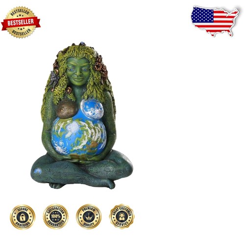 Beautiful 7-Inch Gaia Mother Earth Statue by Oberon Zell – Hand-Painted Artistry | eBay