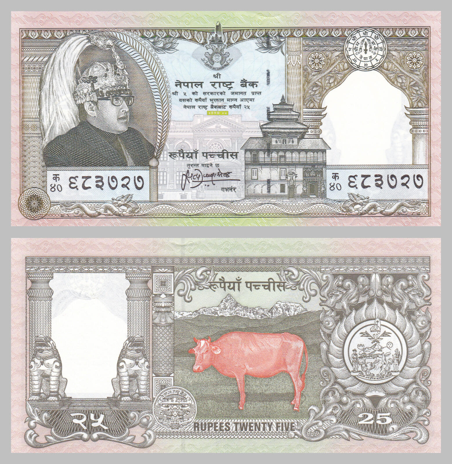 Nepal 25 Rupees 1997 P41 Uncirculated. | eBay