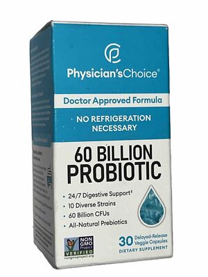 Physicians Choice Probiotic 60 Billion CFU Supplement - 30 Capsules | eBay